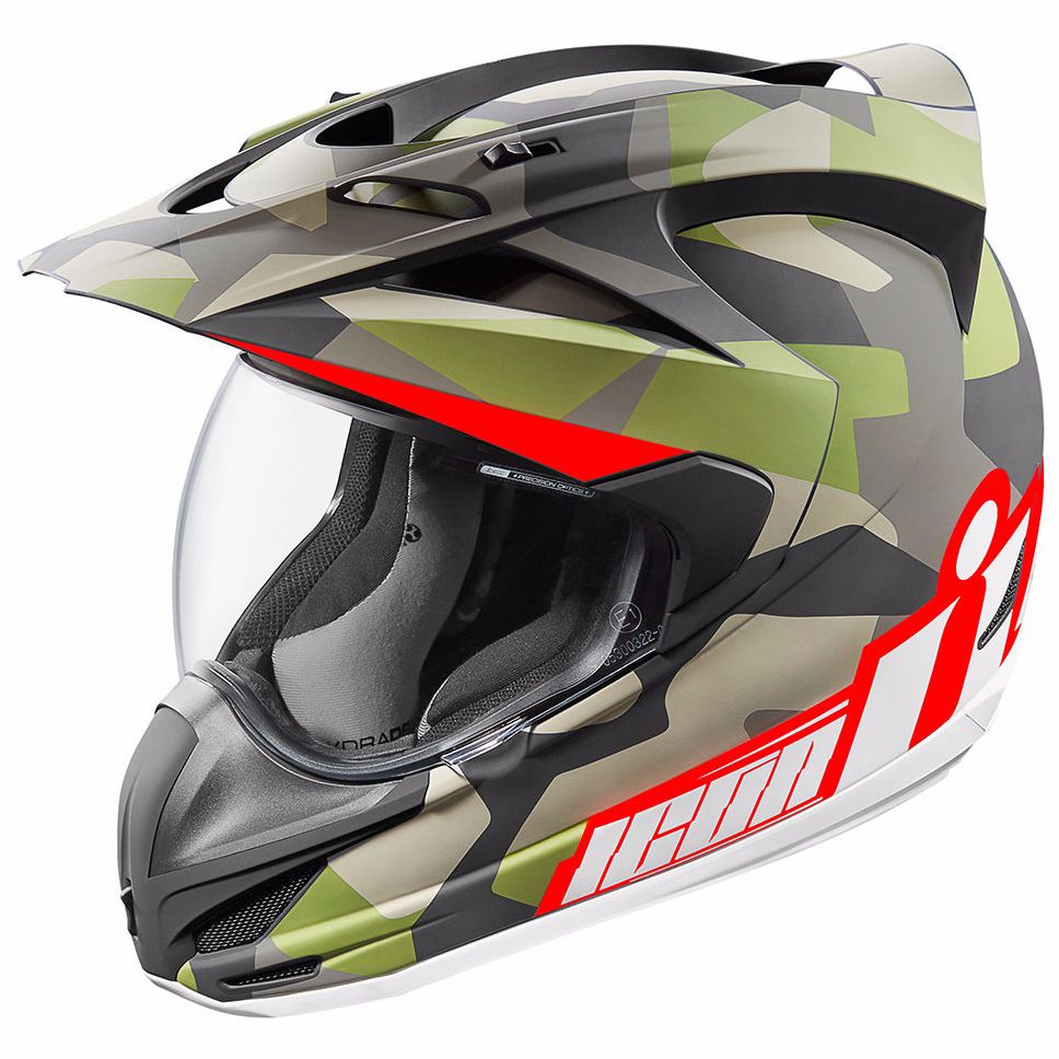 Casque Icon VARIANT - DEPLOYED - Casque crossover (2 en 1) - Motoblouz.com