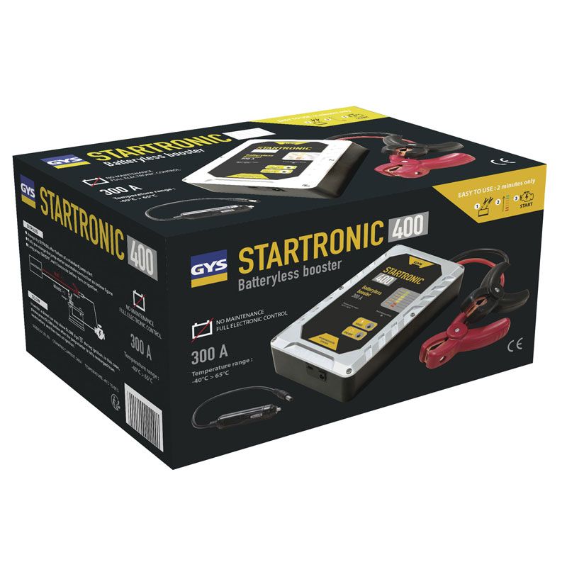 Booster GYS supercondensateurs STARTRONIC 400 - Outillage et entretien ...
