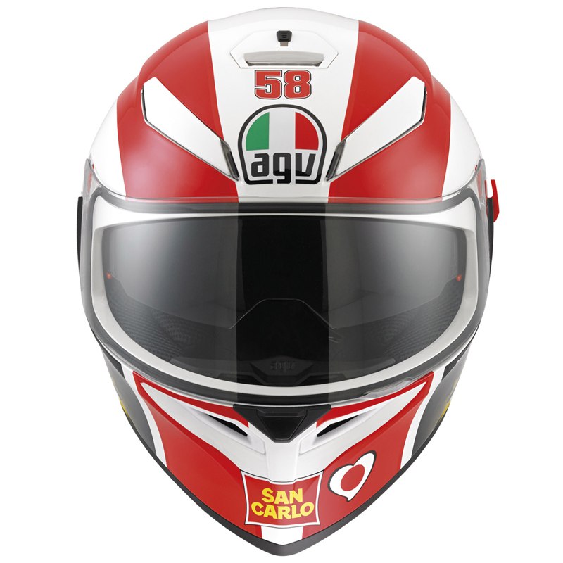Casque AGV K-3 SV - SIMONCELLI - Casque intégral - Motoblouz.com