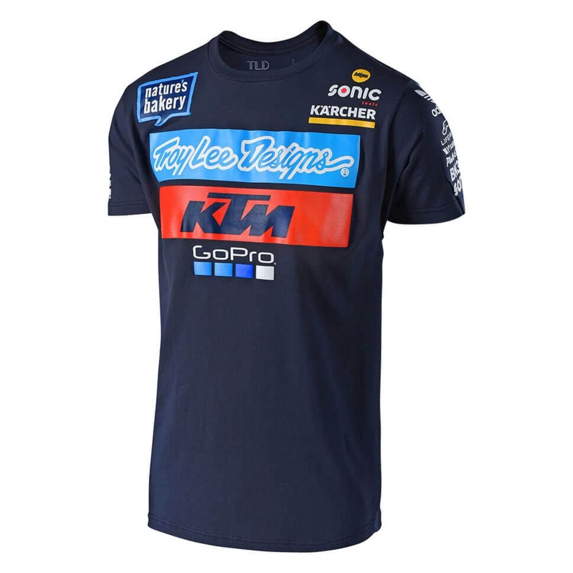 T-Shirt manches courtes TroyLee design TLD KTM TEAM TEE NAVY ...