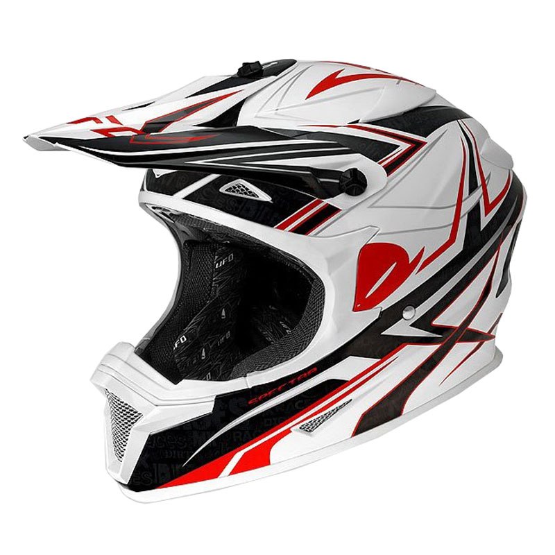Casque cross Ufo SPECTRA - THE WHITE - Casque cross - Motoblouz.com