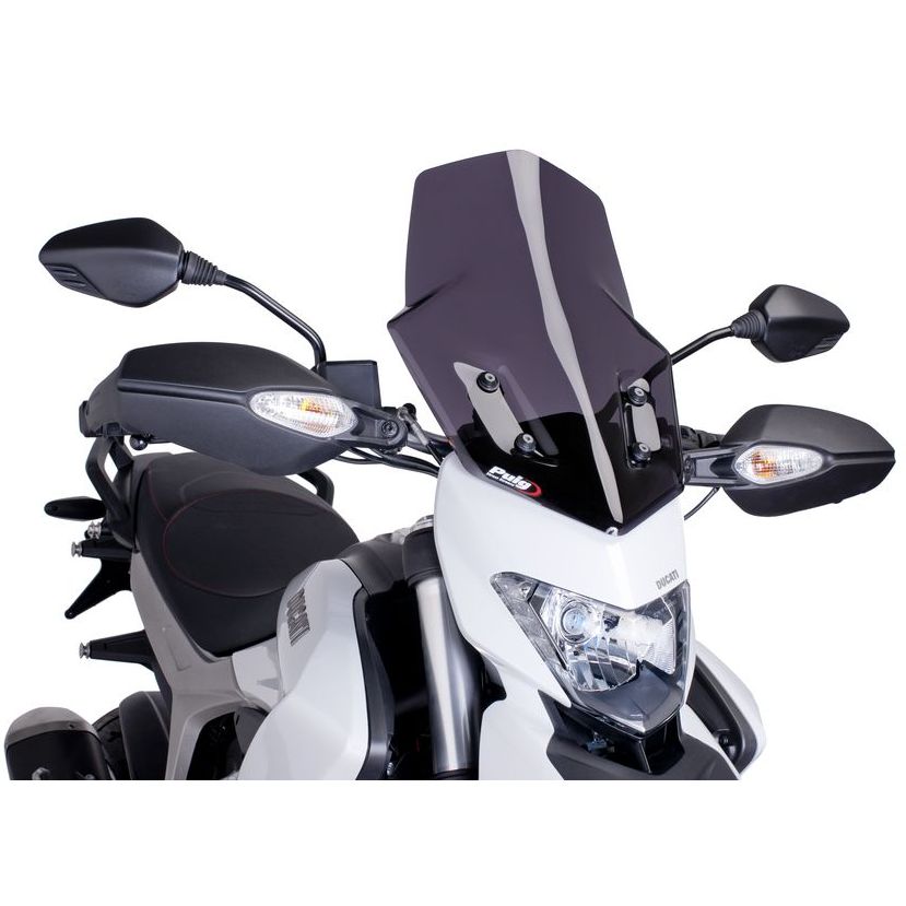 Pare-brise Moto Guzzi V85 Bulle Touring Puig Fumée Pour Moto Guzzi V85 ...