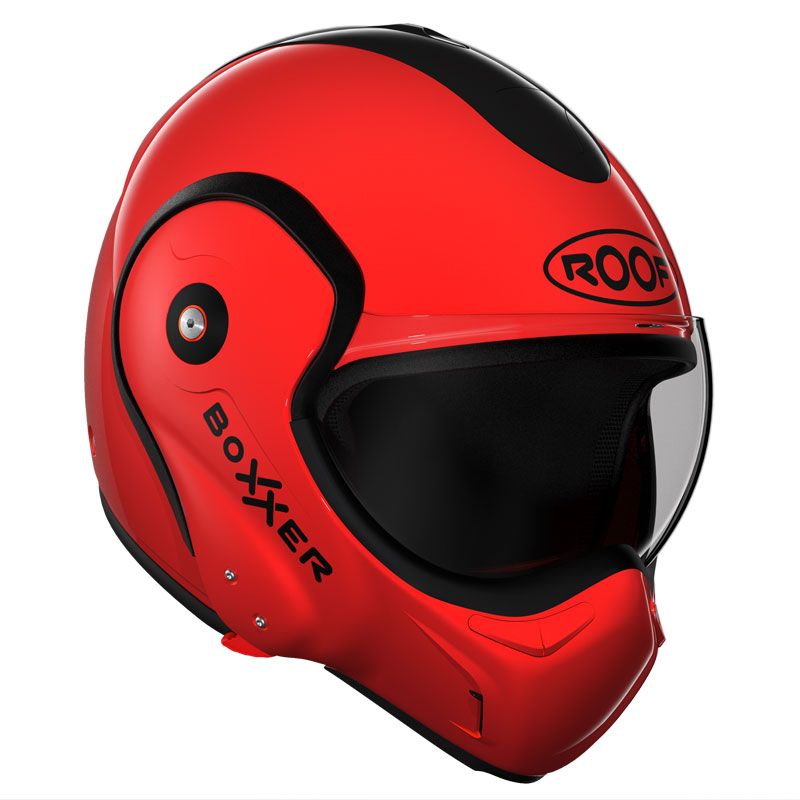 Casque ROOF BOXXER ROUGE - Casque modulable - Motoblouz.com