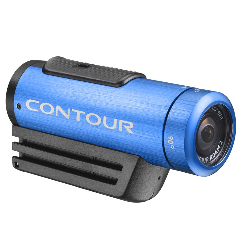 Caméra embarquée Contour ROAM2 BLEUE - Accessoires casque - Motoblouz.com