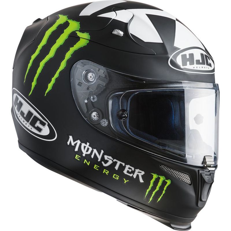 Casque Hjc RPHA 10 PLUS BEN SPIES MONSTER REPLICA II - Casque intégral ...