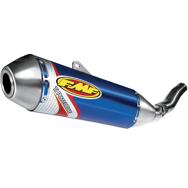 Silencieux FMF Ti PowerCore anodisé Hex Tout terrain - Echappement moto ...